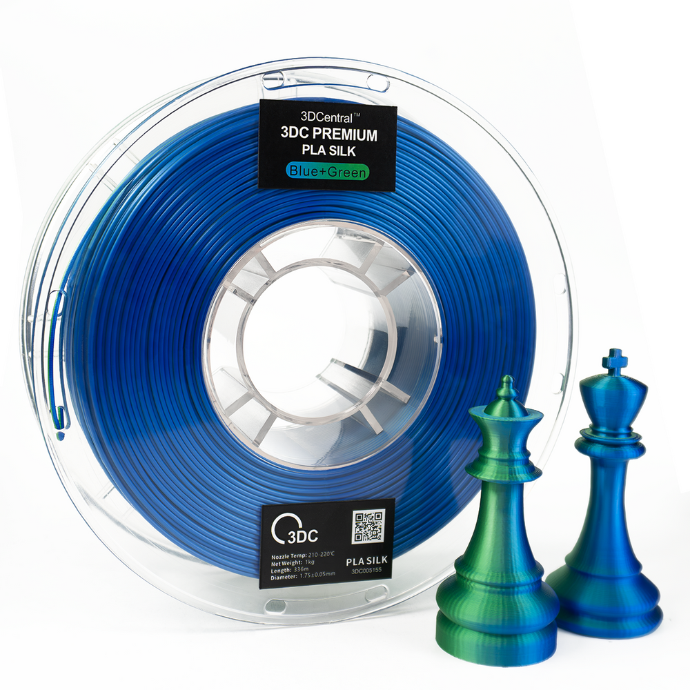 3DC Premium PLA Dual Colour Silk Filament – 3D Central